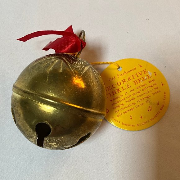 Vintage | Accents | Vintage Brass 979 Old Fashioned Decorative Tinkle ...